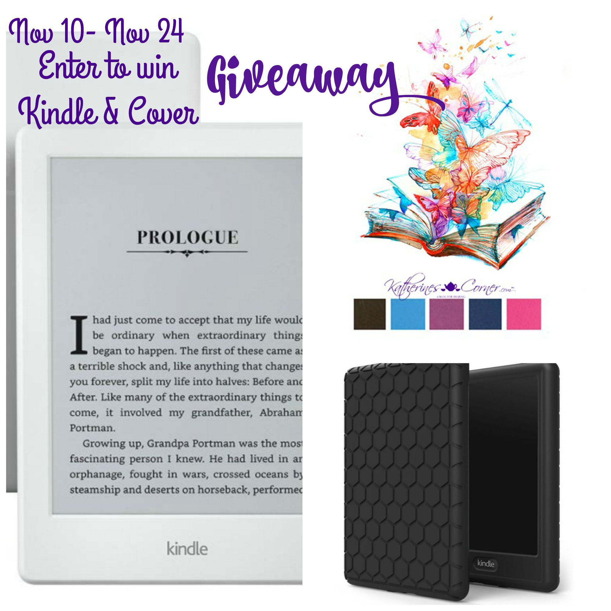 It’s Time For A Giveaway: Kindle eReader - Bubbling with Elegance and Grace
